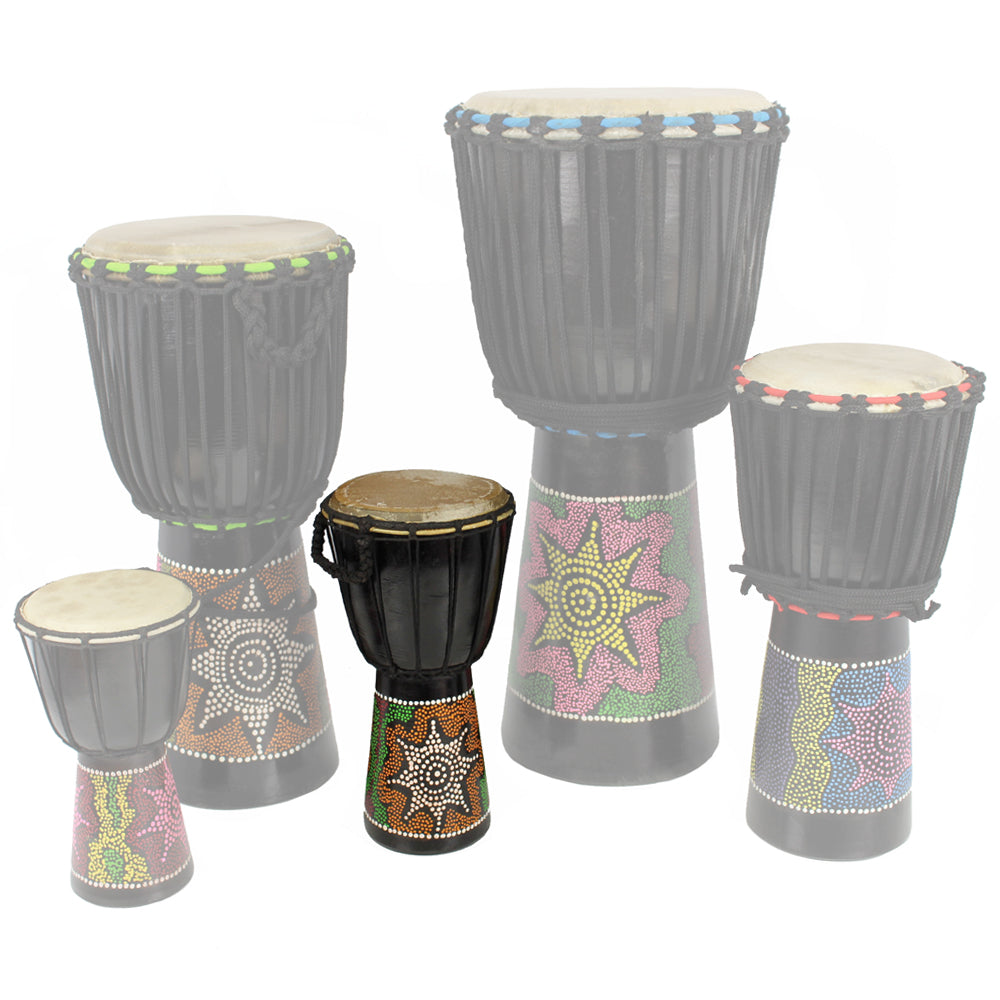 A-Star Painted Djembe - 6 Inch – NMII